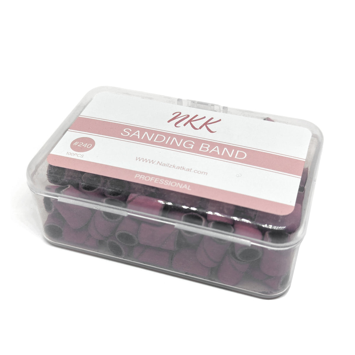 Zebra Sanding Bands- Hot Pink #240 – NailzKatKat